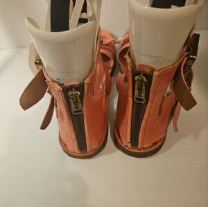A.S.98 | Shoes | As98 Sandal Strappy Zipper Leather Sandal Size 4 Us ...